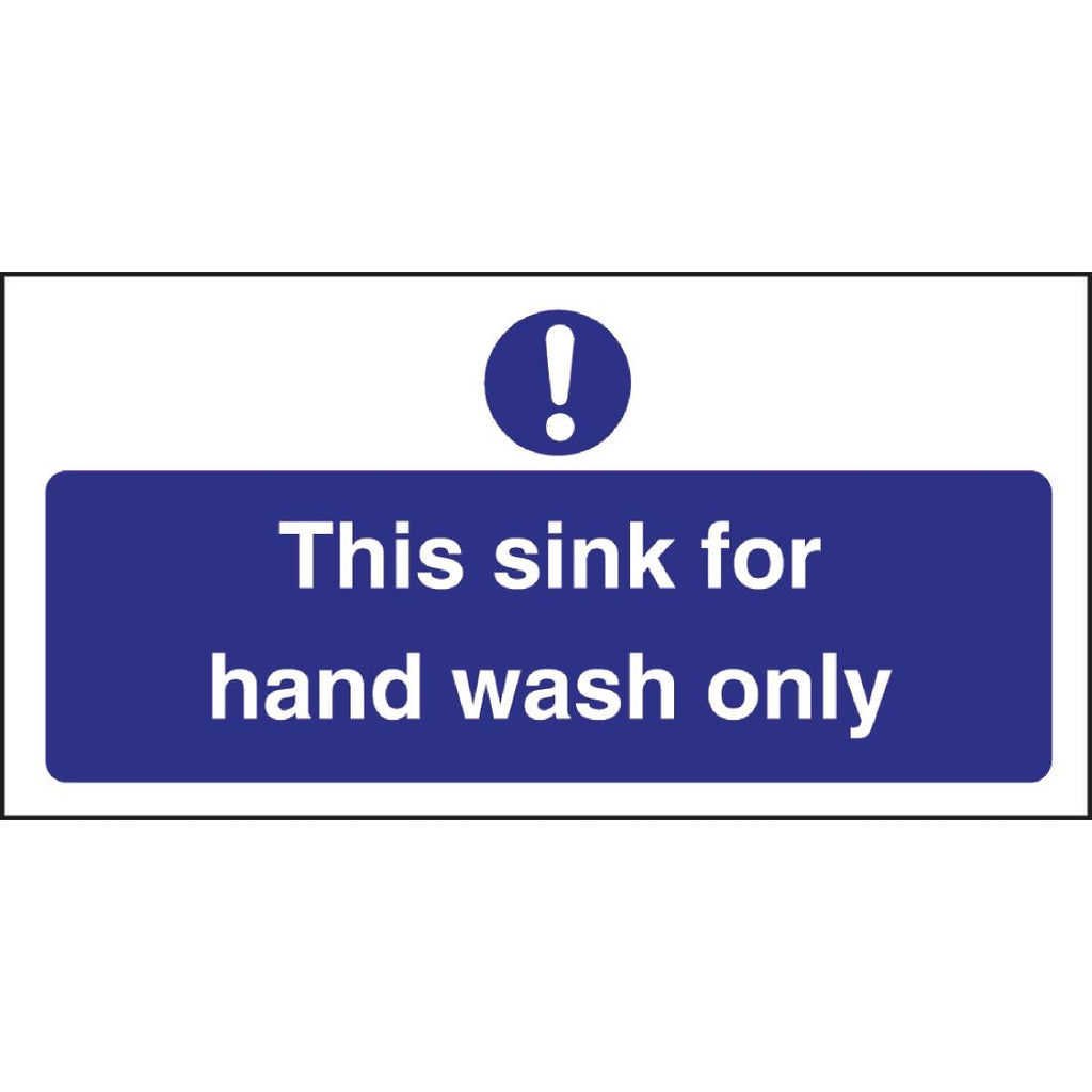 Hand Wash Only Sign – Thompson Cooper LTD